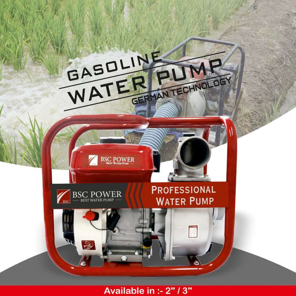 BSC Power WP-30 Water Pump–3 Inch with 7.5HP Engine (212cc, High Flow ...