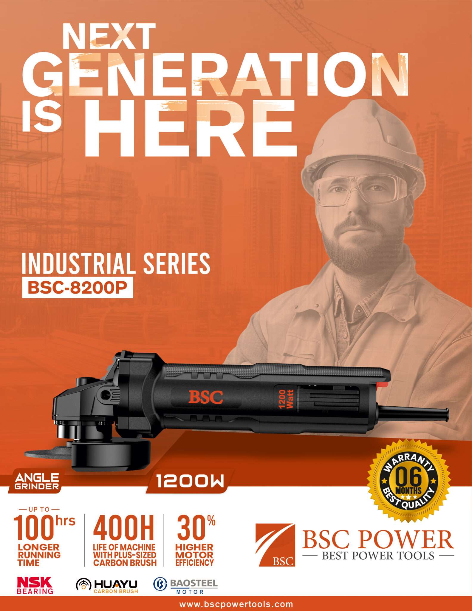 BSC POWER-8200P,1200W, Copper Armature, Disc Diameter 4 Inch ...